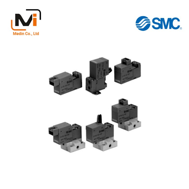 3-Port Solenoid Valve, Direct Operated, Rubber Seal, SY100 Series- Van ...