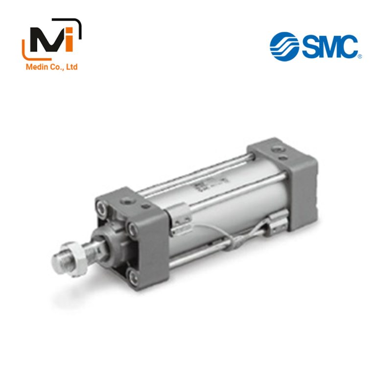 Air Cylinder, Non-Rotating Rod Type, Double Acting, Single Rod MBK Series - Xi Lanh Khí Nén SMC ...