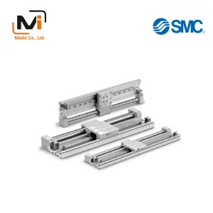 Magnetically Coupled Rodless Cylinder, Low Profile Guide Type, CY1F ...