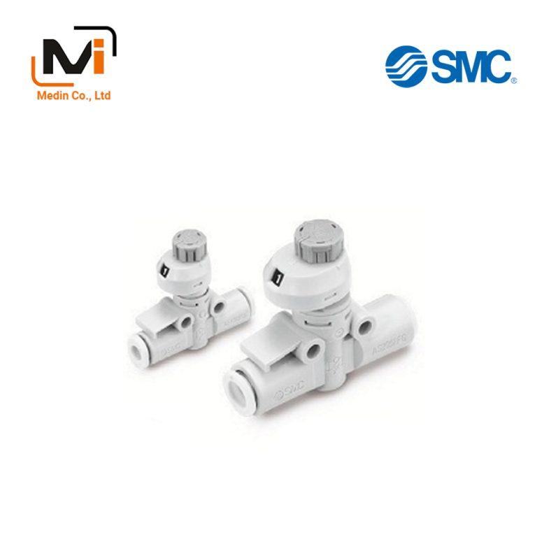 Speed Controller With Indicator, In-Line Type, AS-FSG Series - Van tiết lưu SMC - SMC Việt Nam