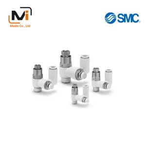 Speed Controller With Pilot Check Valve, ASP Series - Van tiết lưu SMC - SMC Việt Nam